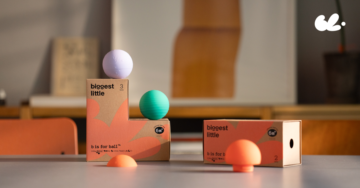 b is for ball® | Non-Toxic Baby Ball Toy That Grows With Your Child